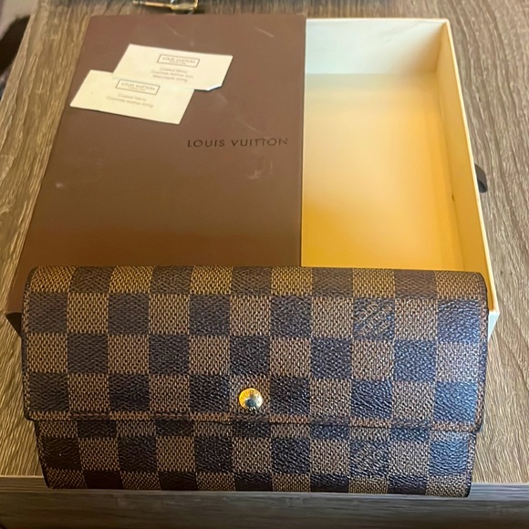 Louis Vuitton | Bags | Authentic Louis Vuitton Damier Wallet | Poshmark